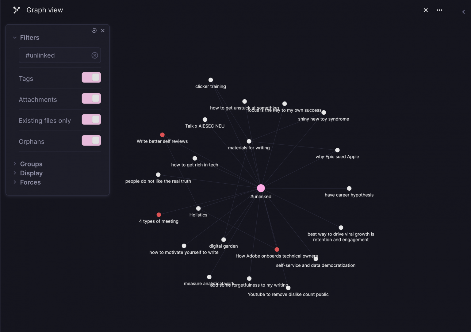 Sử dụng Tag trong Obsidian - Tuấn Mon